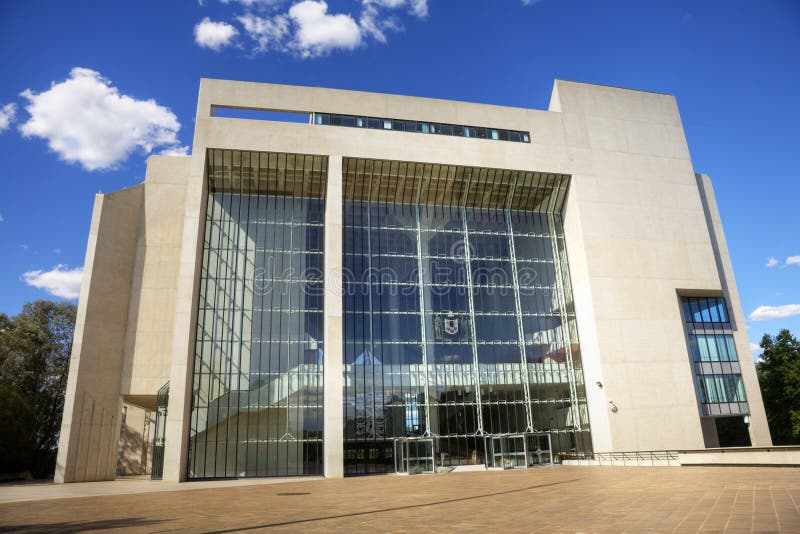 Canberra High Court of Australia Stock Image - Image of canberra ...