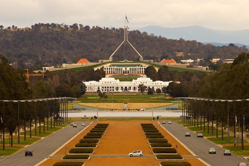 Canberra Parliament Building Stock Photo - Image of governing ...