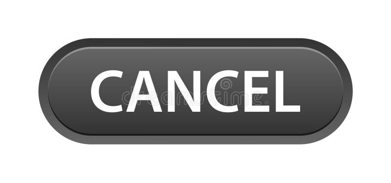 Cancel button stock vector. Illustration of confirm - 220603466