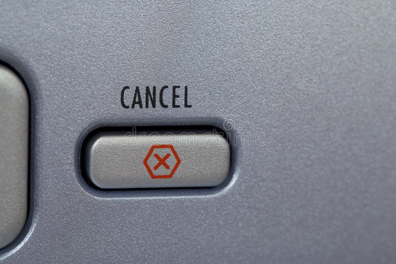 Cancel Button stock photo. Image of chaos, finish, click - 18090886