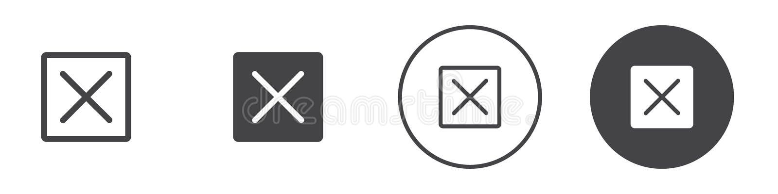 Cancel Button Stock Illustrations – 14,805 Cancel Button Stock ...