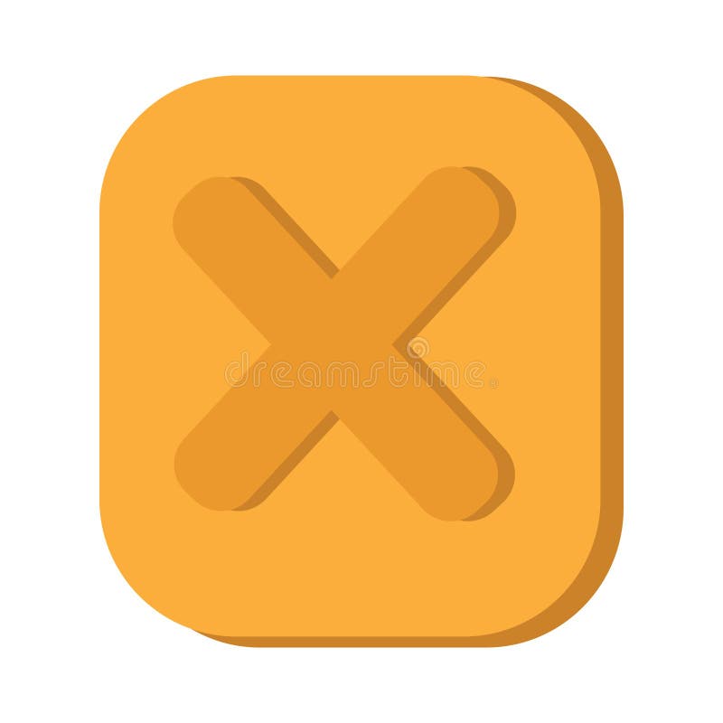 Cancel Button. Vector Illustration Decorative Design Stock Vector ...