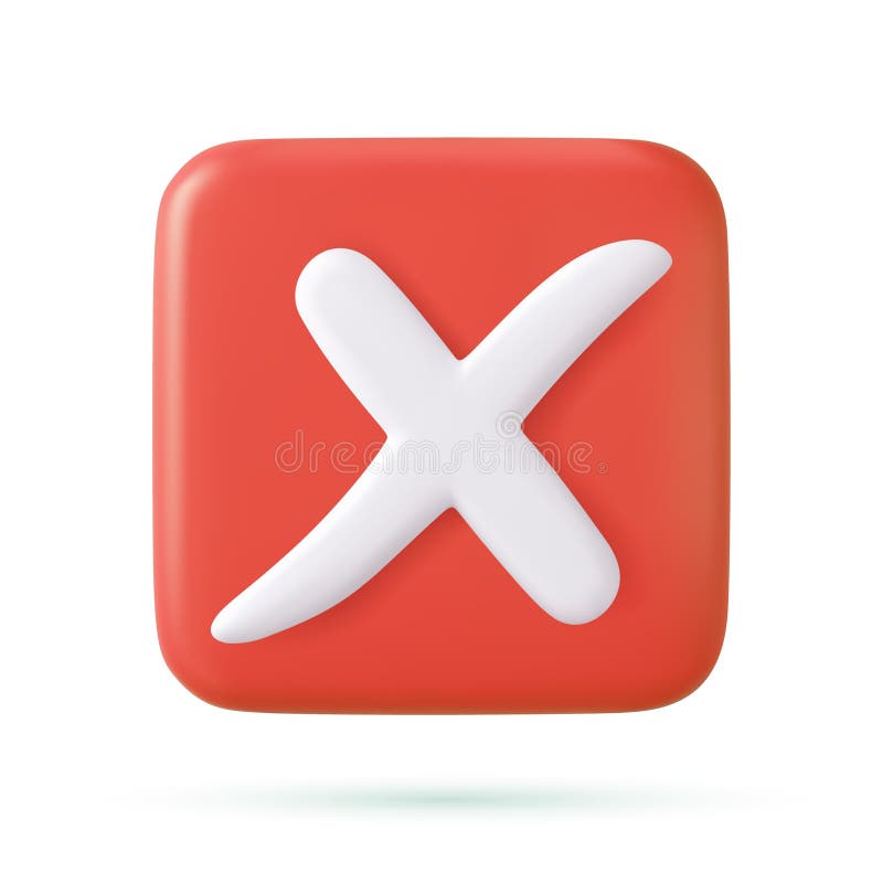Cancel cross icon stock illustration. Illustration of denied - 248306388