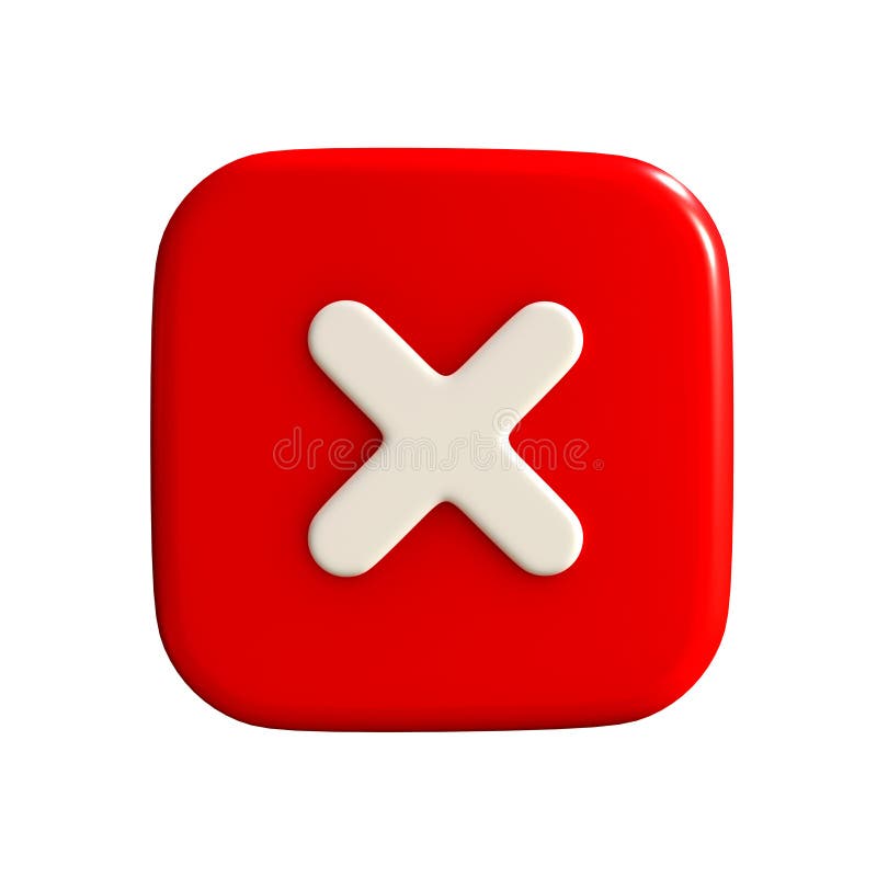 Cancel cross icon stock illustration. Illustration of denied - 248306388