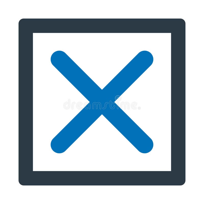 Cancel, Cross Vector Icon Which Can Easily Modify Stock Vector ...