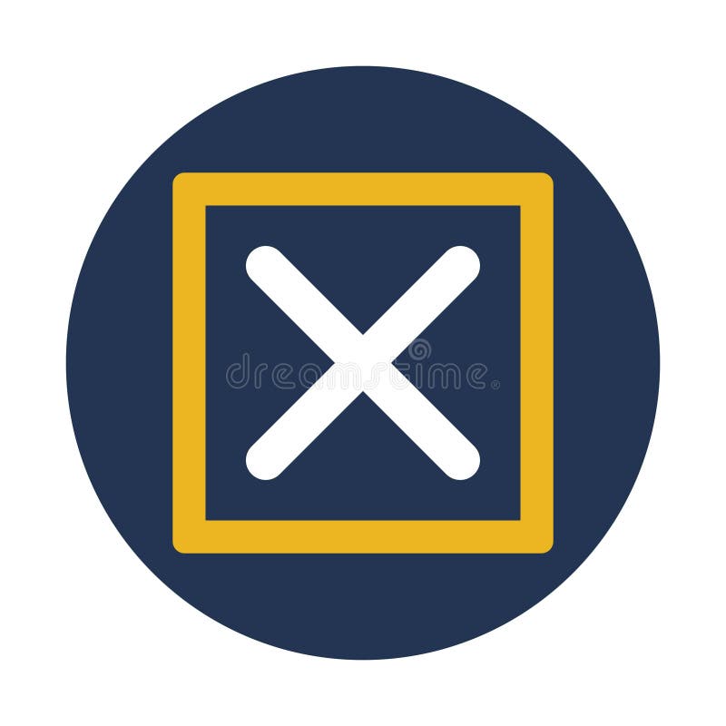 Cancel Which Can Easily Edit or Modify Stock Vector - Illustration of ...