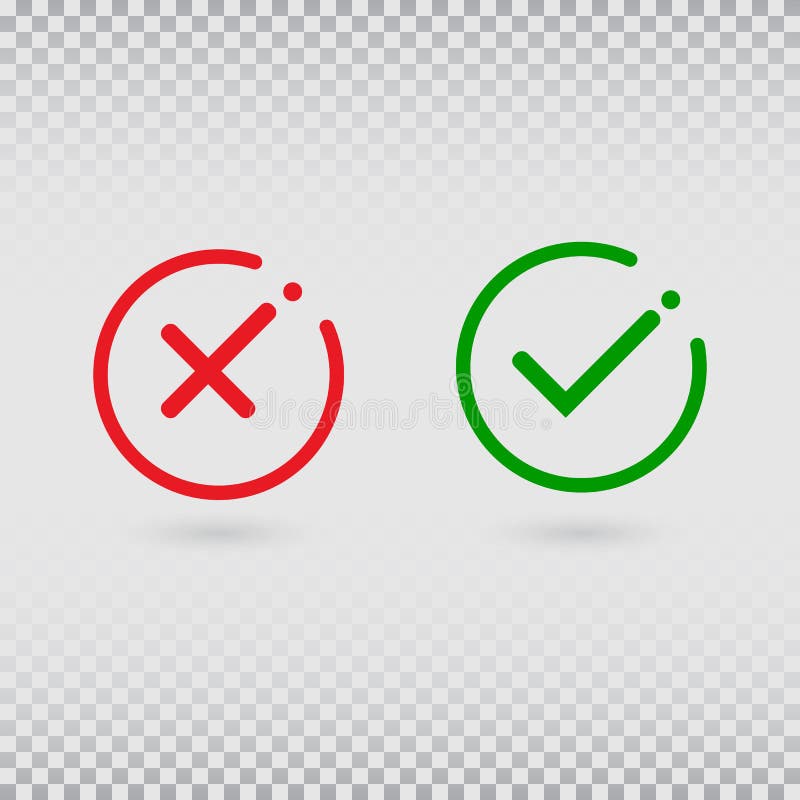 Cancel Decline. Check Marks Set on Transparent Background. YES or NO ... Cancel Decline. Check Marks Set on Transparent Background. YES or NO ...