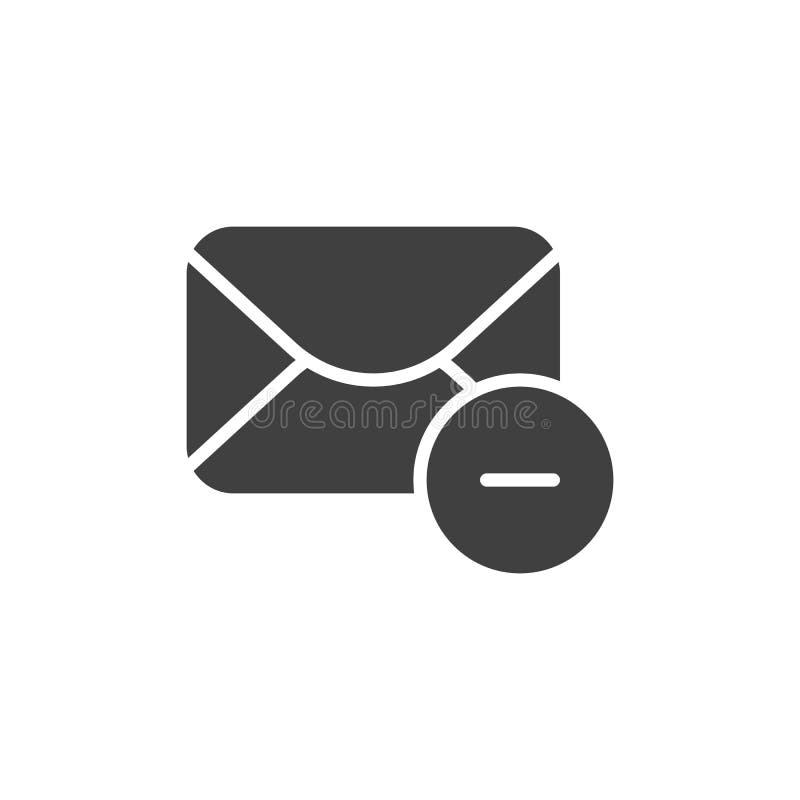 Cancel Email, Unsubscribe Isometric Icon, Decline Mail Message Sign ... Cancel Email, Unsubscribe Isometric Icon, Decline Mail Message Sign ...