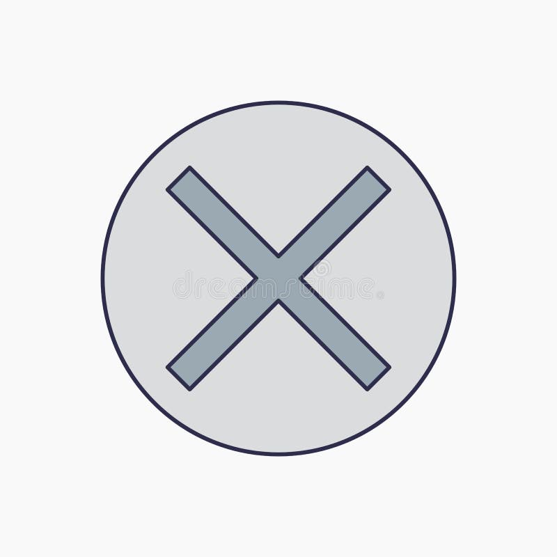 Cancel Icon,vector Illustration. Flat Design Style. Vector Cancel Icon ... Cancel Icon,vector Illustration. Flat Design Style. Vector Cancel Icon ...