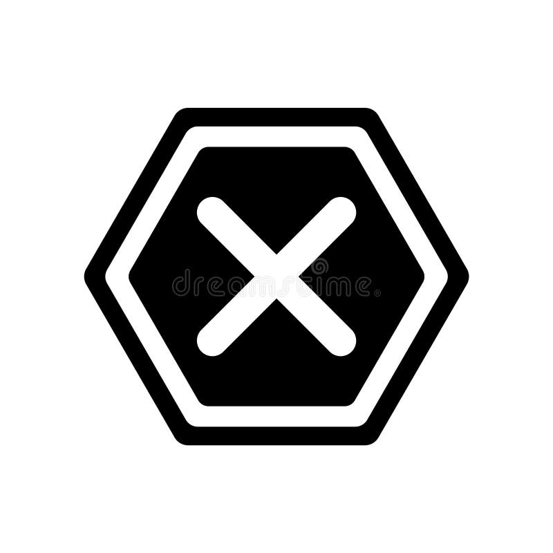 Cancel Icon Vector Isolated on White Background, Cancel Sign , W Stock ...