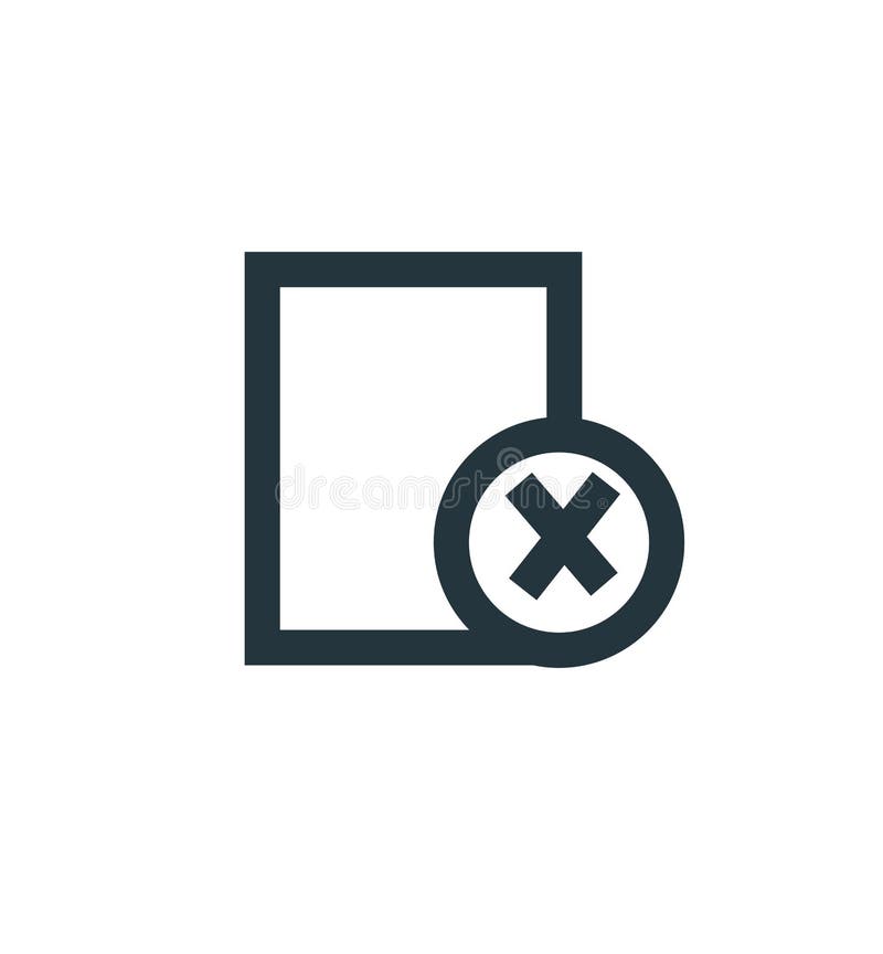 Cancel Icon Vector Sign and Symbol Isolated on White Background, Cancel ...