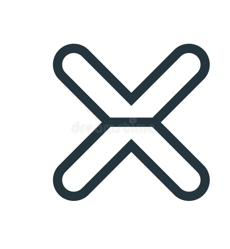 Cancel Icon Vector Sign and Symbol Isolated on White Background, Cancel ...