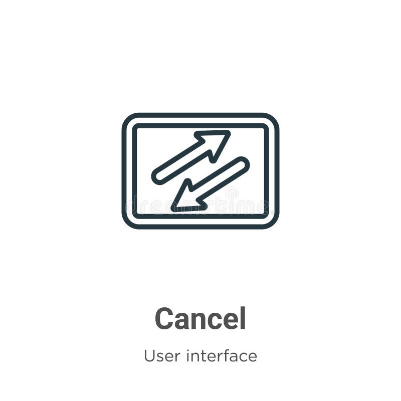 Vignette Outline Vector Icon. Thin Line Black Vignette Icon, Flat ...