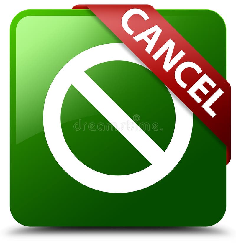 Cancel sign or button stock illustration. Illustration of button - 3053748