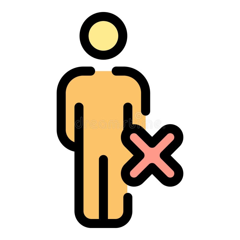 Add Remove User Icon, Outline Style Stock Vector - Illustration of ...