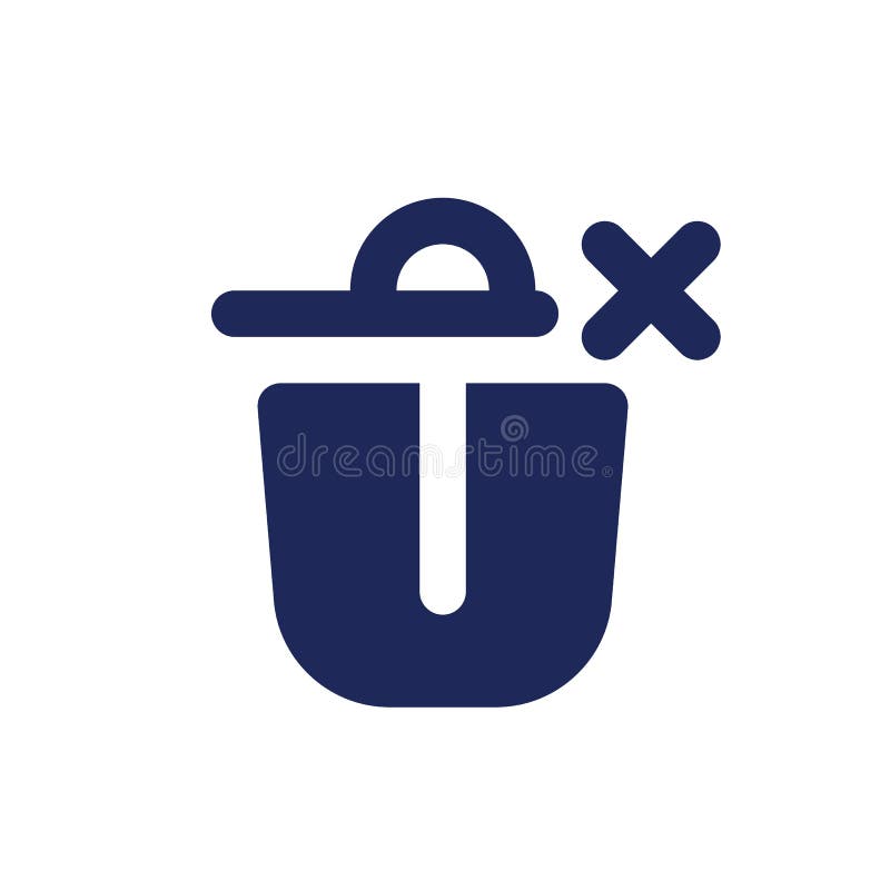 Canceled Removal Black Pixel Perfect Solid Ui Icon Stock Vector ...