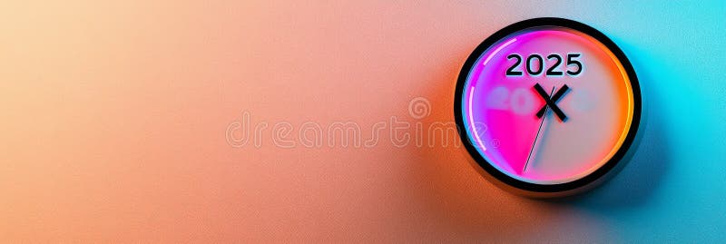 Canceling 2025 New Year New Plans Clock 2025 Crossed Out New Beginnings ...