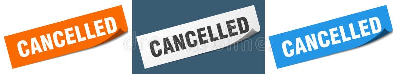 Cancelled Banner Stock Illustrations – 2,379 Cancelled Banner Stock ...