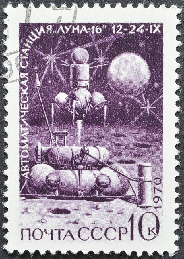 Automatic Station Luna 17, Promotes Space Exploratio Editorial Image ...