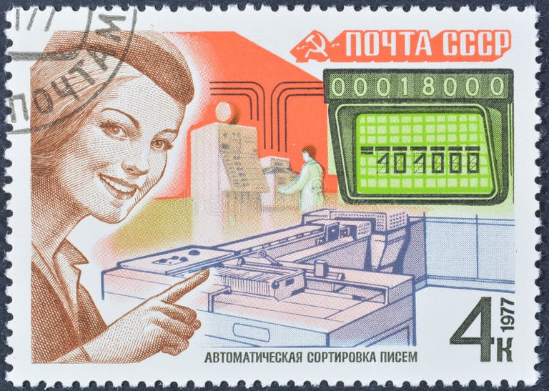 POSTAL SERVICES in SOVIET UNION Editorial Photo - Image of plane ...