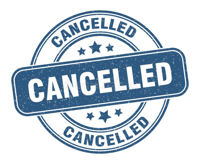 Cancelled stamp stock vector. Illustration of sign, white - 153378158