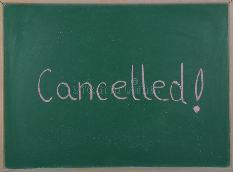 Cancelled stock photo. Image of concept, dollars, brand - 214705344