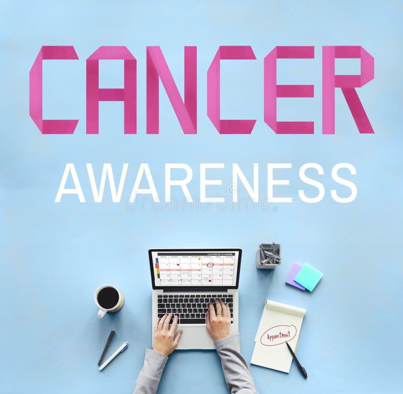 Cancer Awareness Female Issue Illness Concept Stock Photo - Image of ...