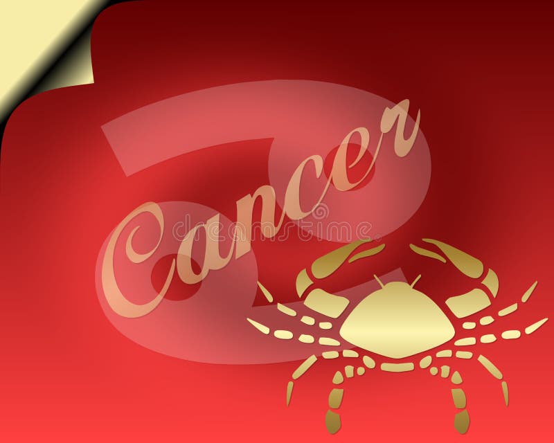 Cancer Card stock illustration. Illustration of frame - 7346358