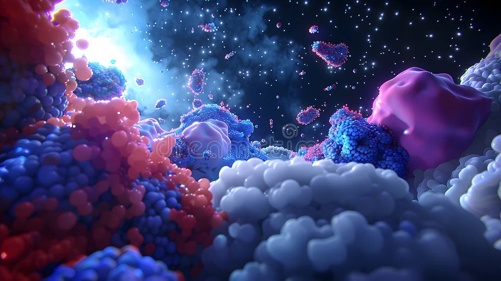 Cancer Cell Microscopy, Illusstration of Cancer Cells Being ...