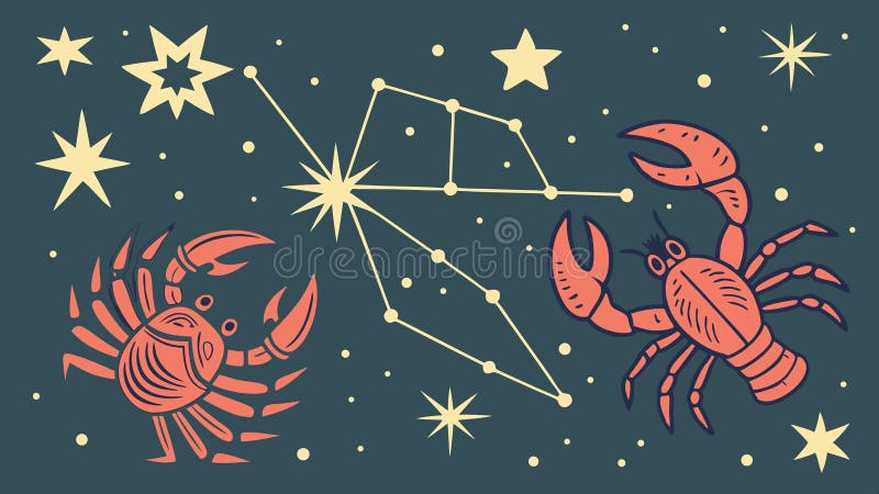 Cancer Constellation Art, Zodiac Symbol, Astrological Sign, Horoscope ...