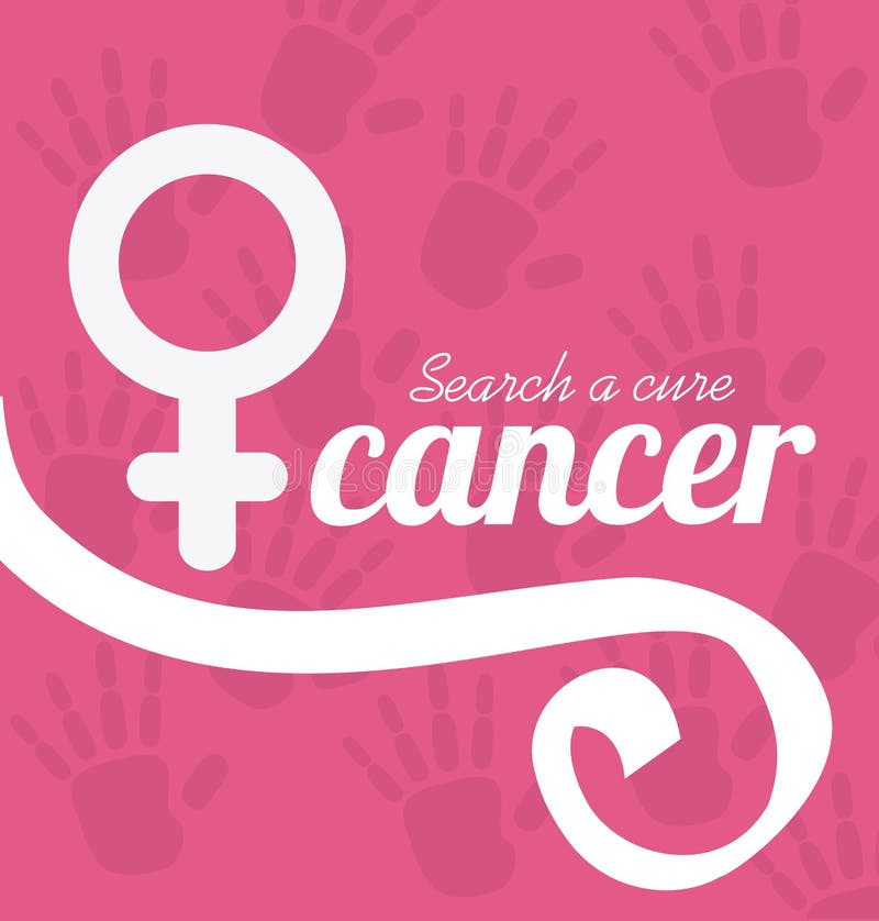 Cancer design. stock vector. Illustration of graphic - 61574617