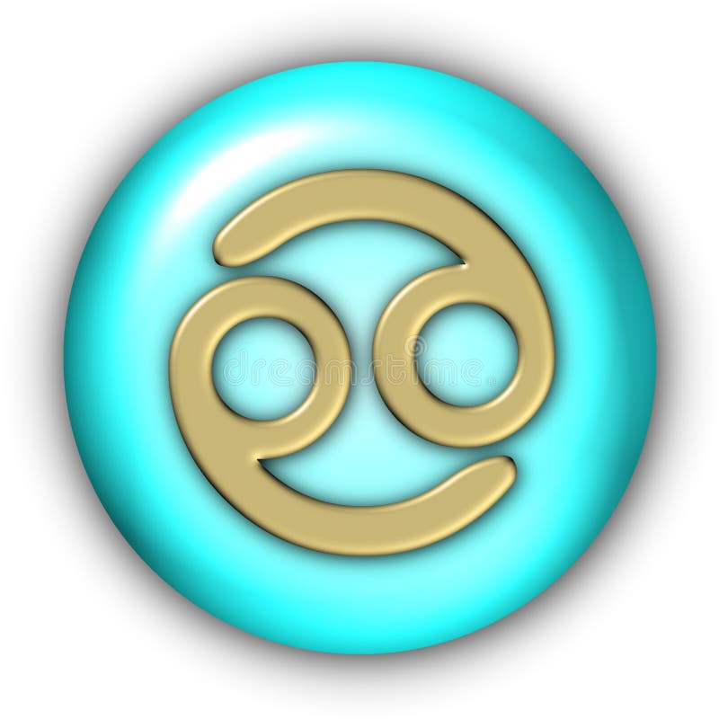 Astrology sign cancer stock illustration. Illustration of astral - 308822