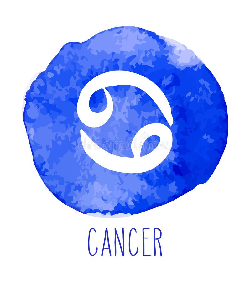 Cancer Zodiac Sign Astrological Calendar Zodiacal Black And White