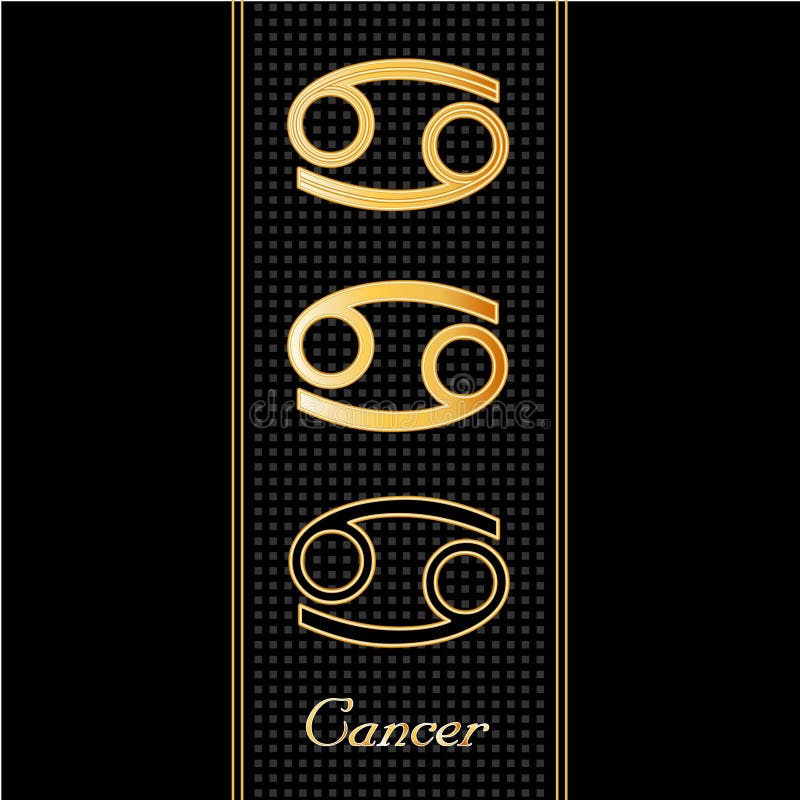 Zodiac Sign - Cancer. Doodle Hand-drawn Style Stock Vector ...