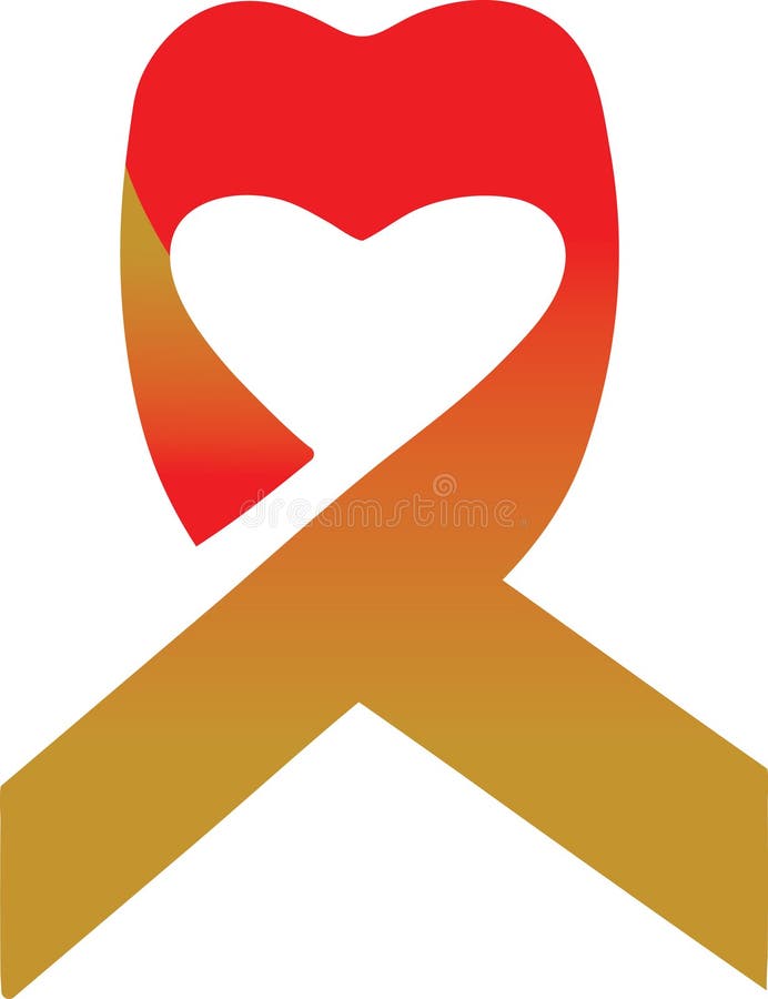 Cancer ribbon stock illustration. Illustration of cancer - 76487445