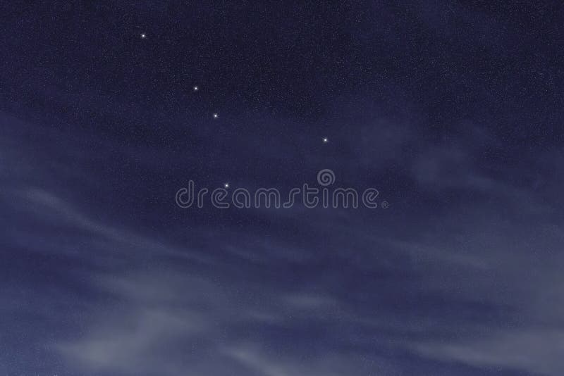 Crab Nebula in Constellation Taurus. Supernova Core Pulsar Neutron Star ...