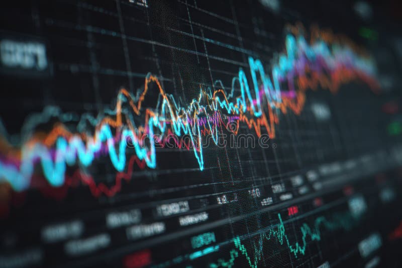 Cancer Statistics Line Graph Visualization Stock Illustration ...