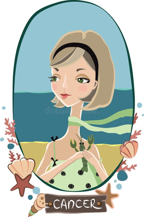 Cancer stock vector. Illustration of eps10, july, beach - 39803397