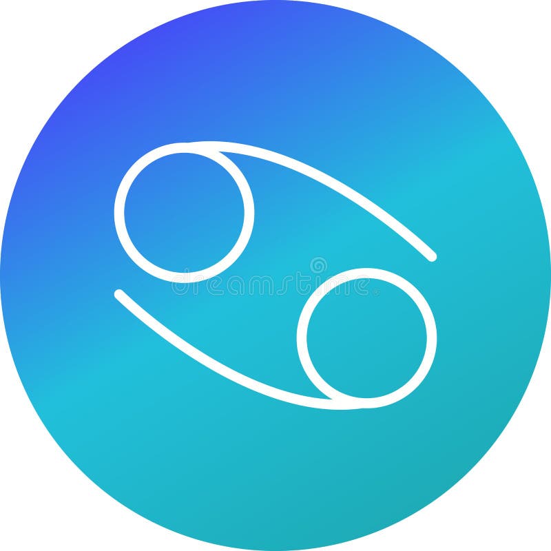 Cancer Vector Icon stock illustration. Illustration of cancer - 131993802