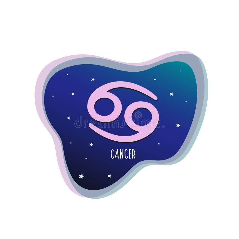 Cancer Zodiac Sign. Vector Cancer Sign. Zodiac Sign Stock Vector ...