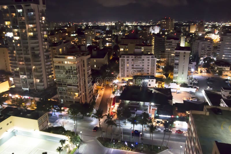 Candado Puerto Rico En La Noche Imagen de archivo - Imagen de puerto ...