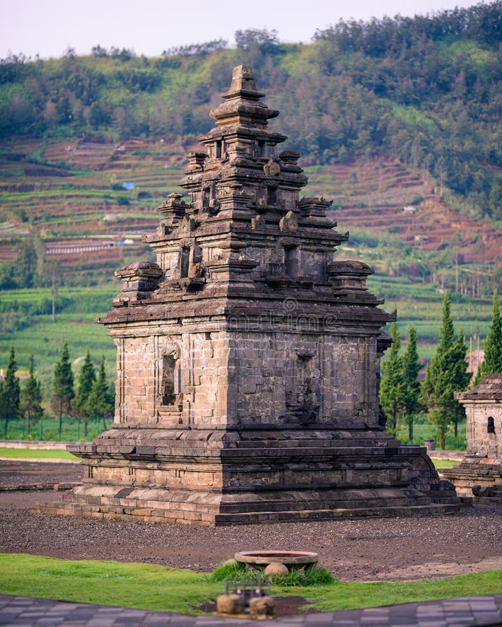This is Candi Arjuna at Dieng Jawa Tengah Indonesia Stock Image - Image ...