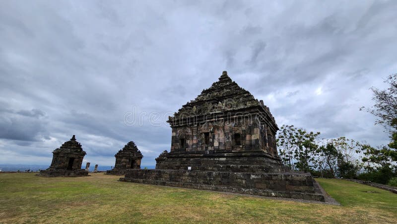 Candi Ijo - Ijo Temple Indonesia Stock Image - Image of history ...