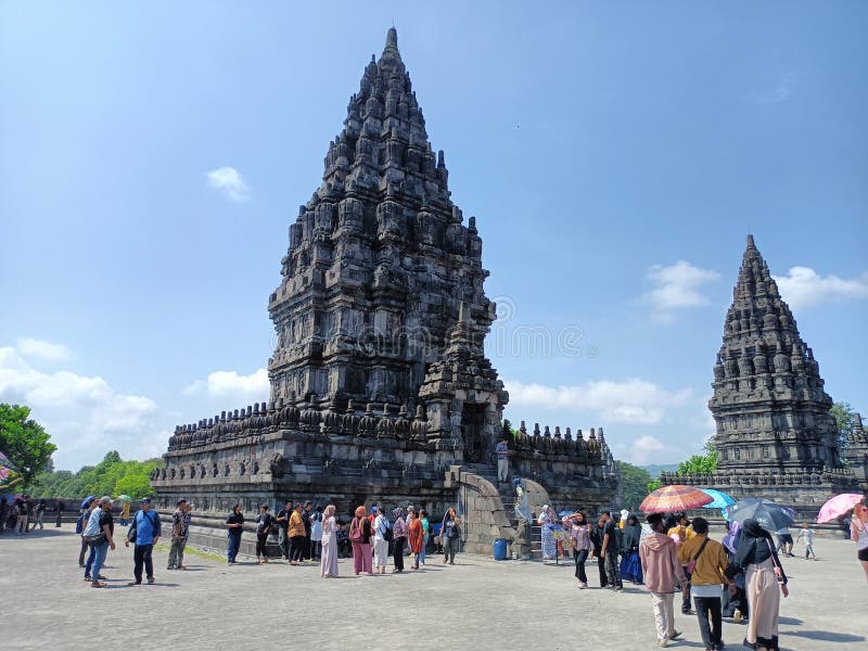 Candi Prambanan during the Daytime Editorial Photo - Image of pagoda ...