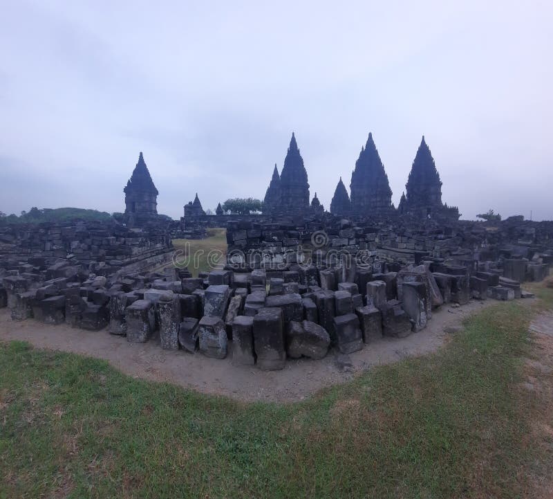 Candi Prambanan, the Jewel of Indonesian Architecture Stock Image ...