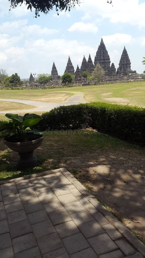 Candi Prambanan - Hindu Temple Compound - Java Stock Image - Image of ...