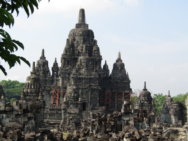 Candi Sewu Et X28 ; Complexe De Temple De Prambanan Et X29 ; Photo stock - Image du complexe ...