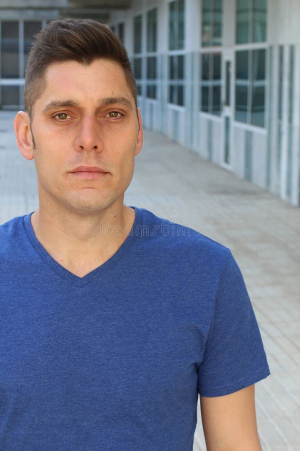 Harsh Businessman Looking Defensive and Cruel Stock Image - Image of ...