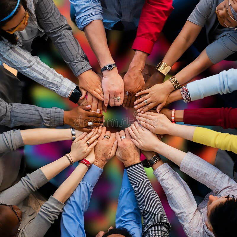 Team works by people stock illustration. Illustration of balloon ...