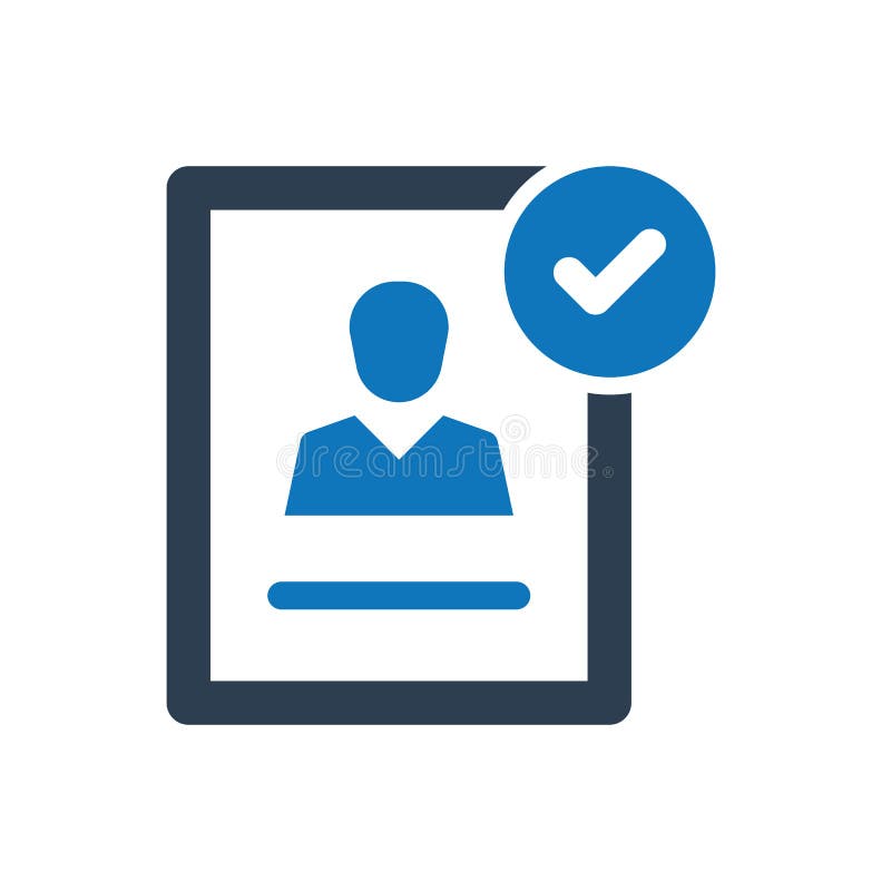 Job Candidate Icon stock vector. Illustration of candidate - 192456674